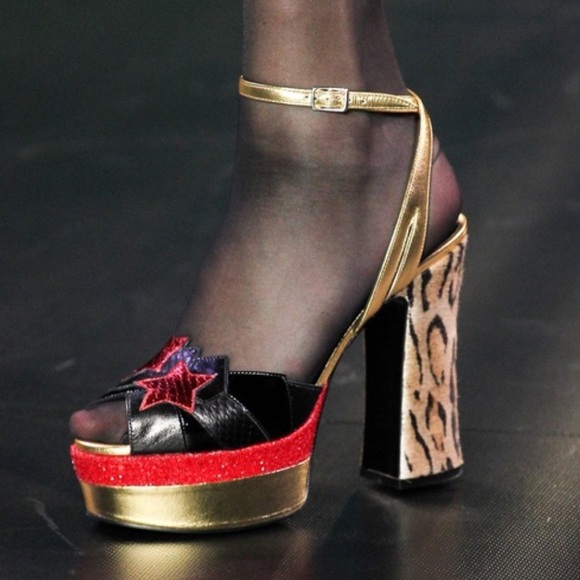 Yves Saint Laurent | Shoes | Ysl Saint Laurent Ss5 Leopard Star Candy ...
